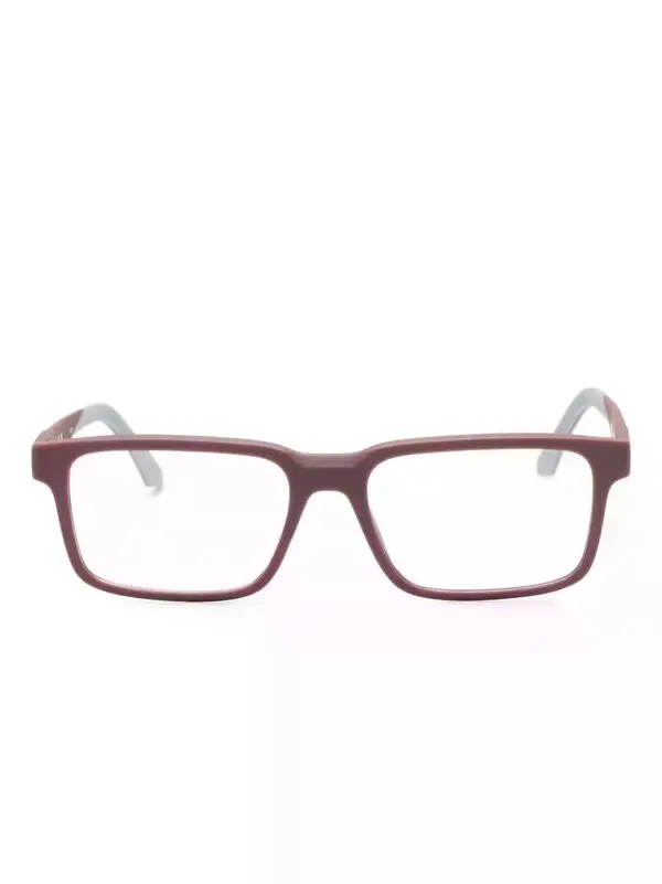 Lacoste Two-tone Rectangle-frame Glasses - Pink