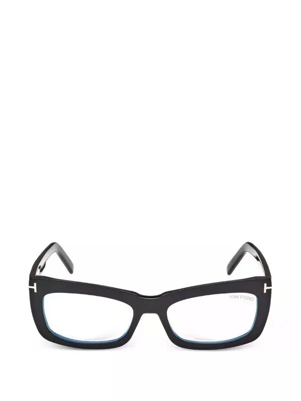 TOM FORD Rectangle Full-rim Eyeglasses - Black