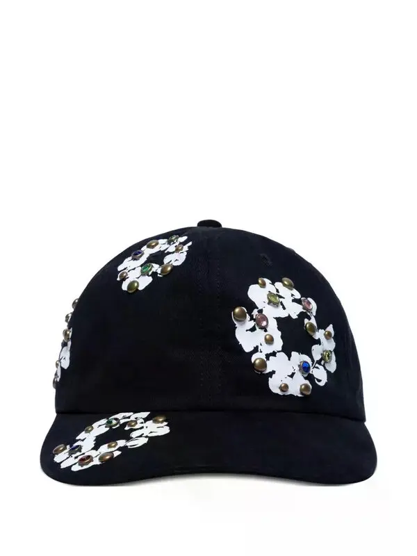 DENIM TEARS Wreath Cap - Black