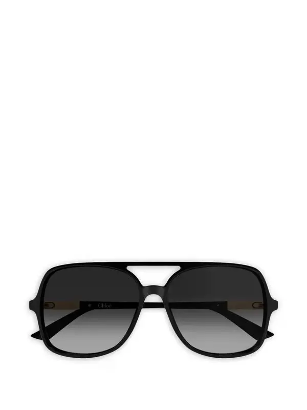 Chloé Pilot-frame Sunglasses - Black