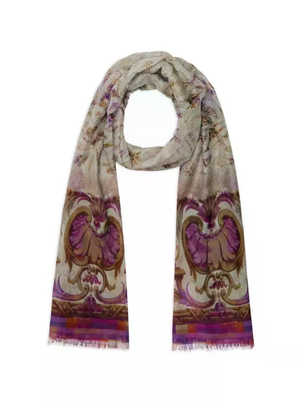 PIERRE-LOUIS MASCIA Hawnbci Printed Scarf