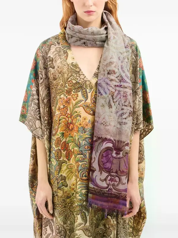 PIERRE-LOUIS MASCIA Hawnbci Printed Scarf