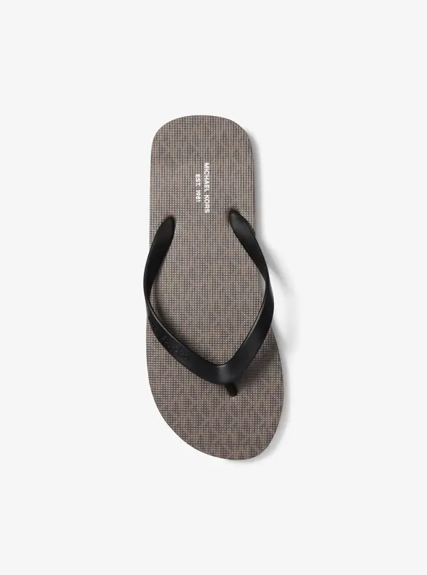 Michael Kors Travis Logo Flip-flop - Brown