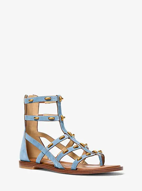 Michael Kors Noa Studded Gladiator Sandal - Blue