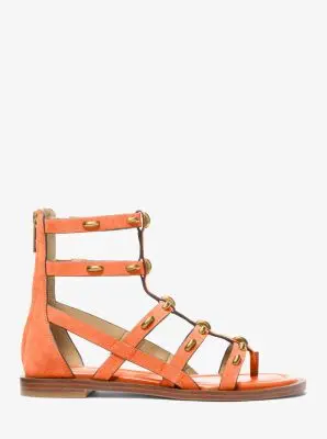 Michael Kors Noa Studded Gladiator Sandal - Orange