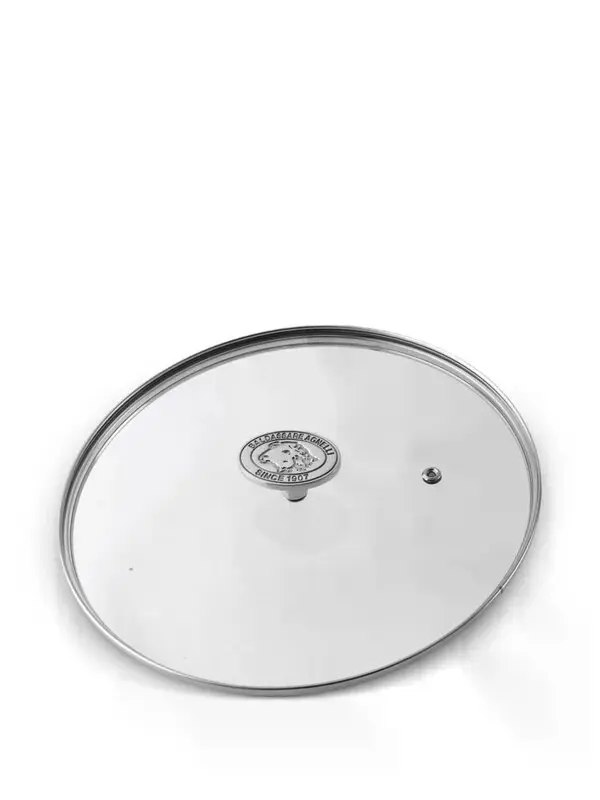 PENTOLE AGNELLI Stainless Steel Knob Glass Lid - Silver