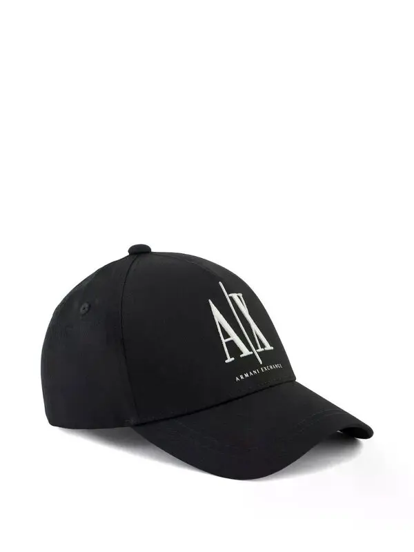 Armani Exchange Logo-embroidered Baseball Cap - Black