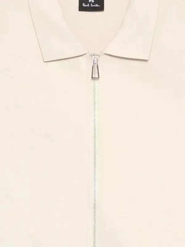 Paul Smith Collared Zipped Jacket - Neutrals