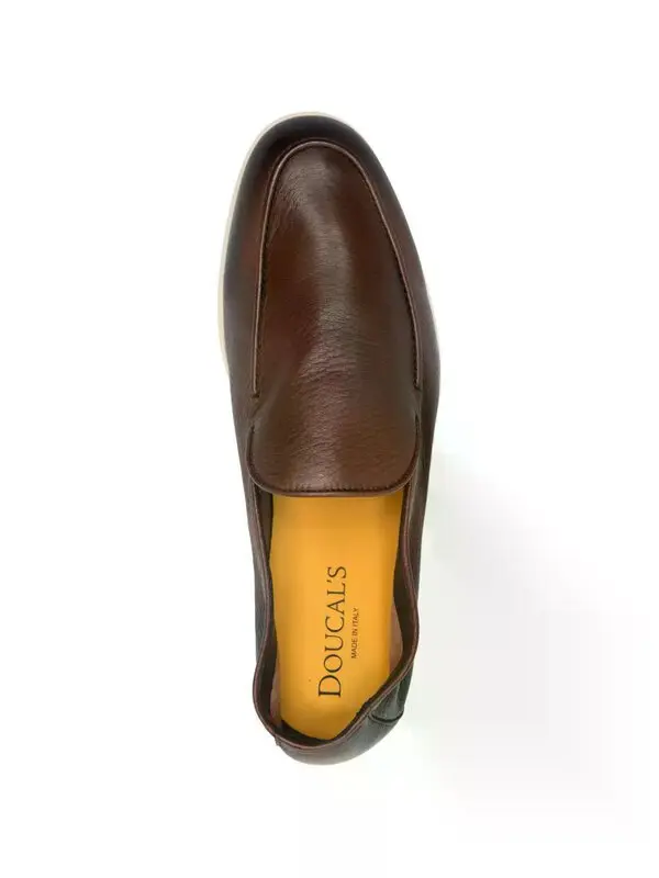 DOUCAL'S Leather Loafers - Brown