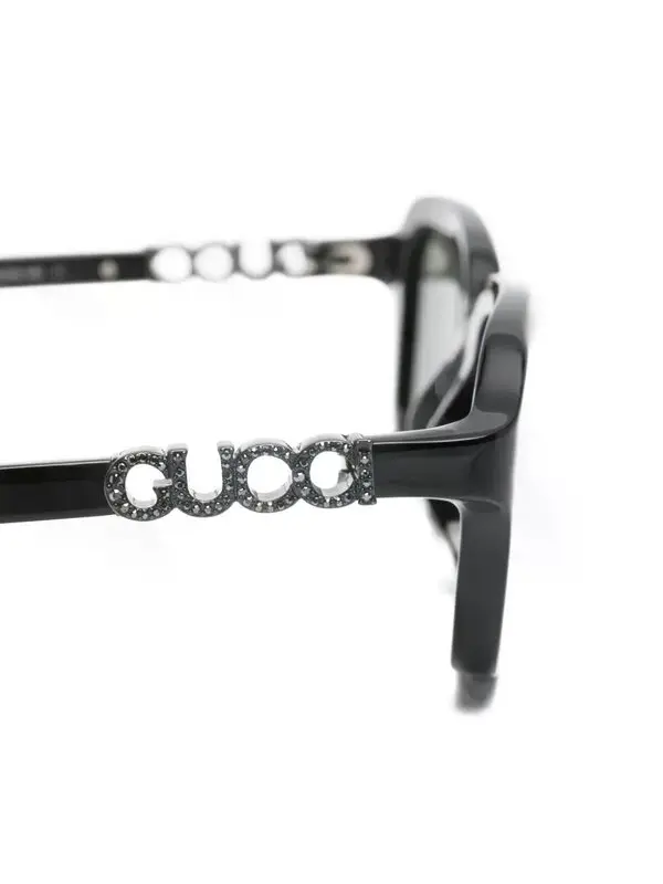 Gucci Logo Rectangle Sunglasses