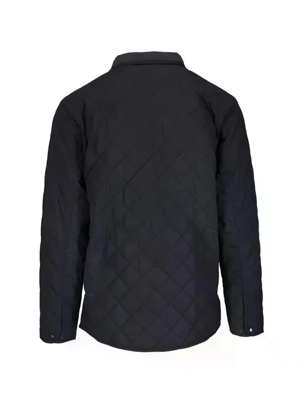 Peter Millar Quilted Button Jacket - Black