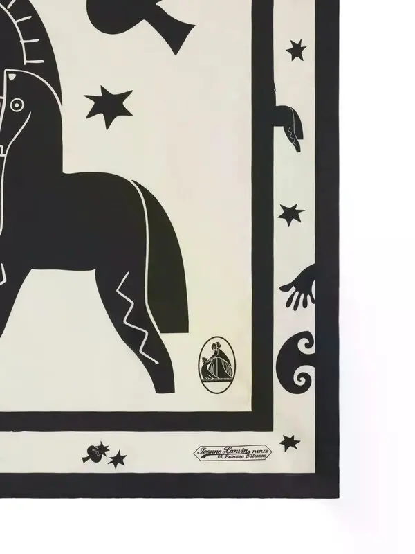 LANVIN Graphic-print Silk Scarf