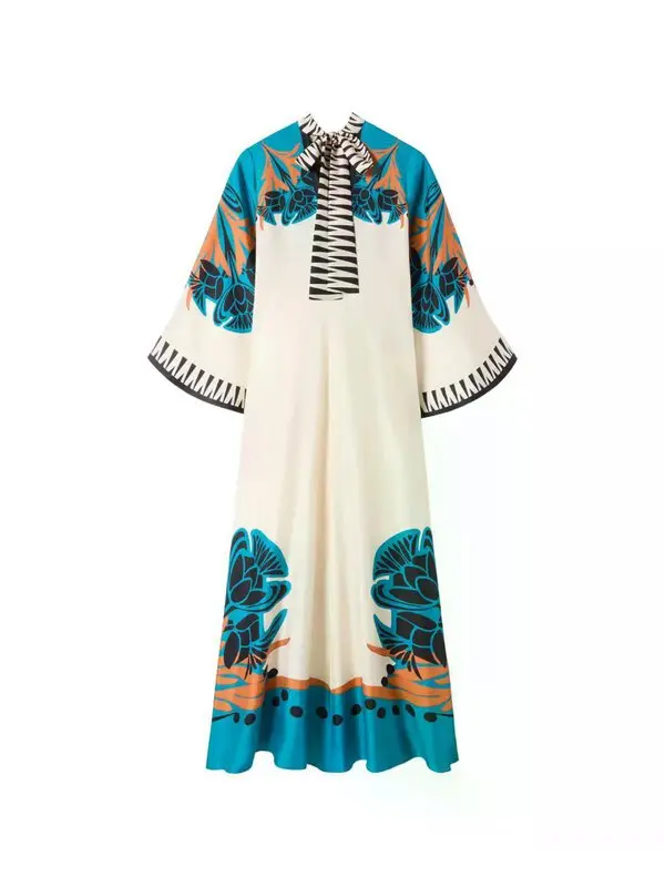 La DoubleJ Floral Maxi Dress