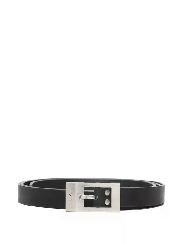 Rick Owens Square Buckle Belt - Black