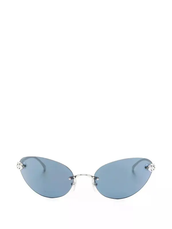 Cartier Rimless Sunglasses - Silver
