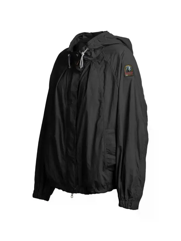 PARAJUMPERS Logo-patch Hooded Jacket - Black