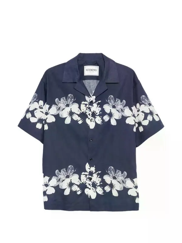 Iceberg Floral-pattern Shirt