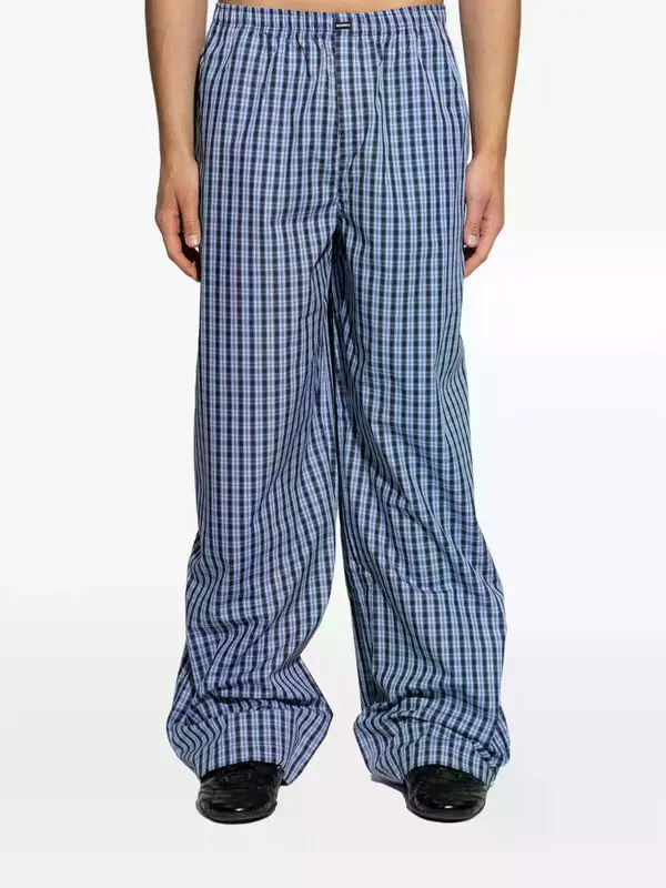 Vetements Check-pattern Trousers