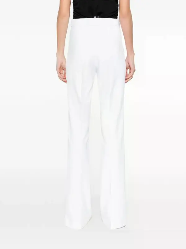 Elisabetta Franchi Double Layer Stretch Crêpe Pocket Trousers