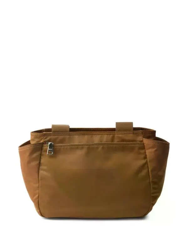 Prada Re-nylon Tote Bag - Brown