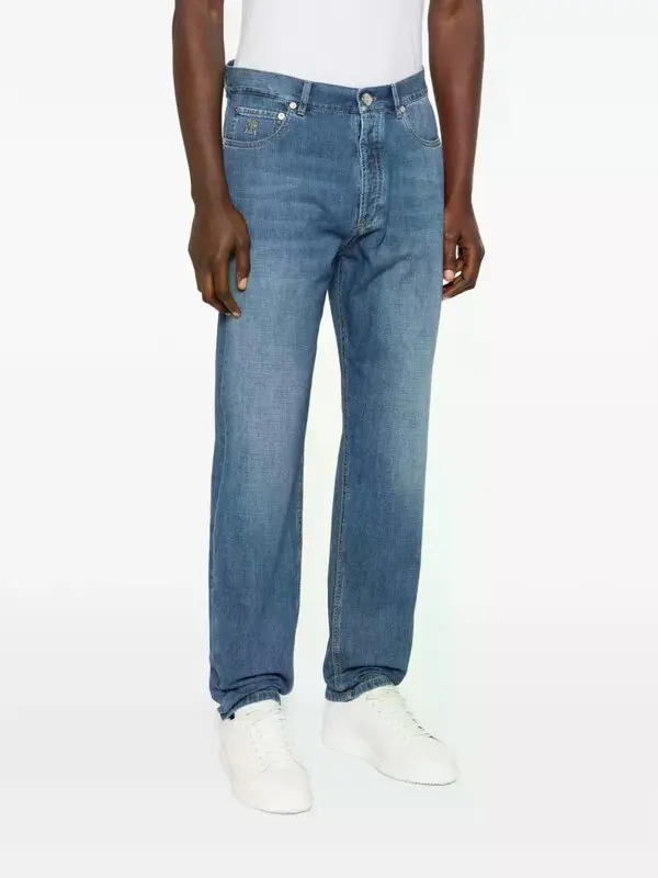 Brunello Cucinelli Straight-leg Jeans - Blue