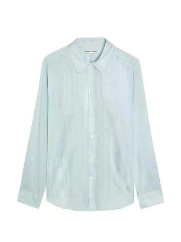 BLAZÉ MILANO Anabas Pocket Striped Shirt