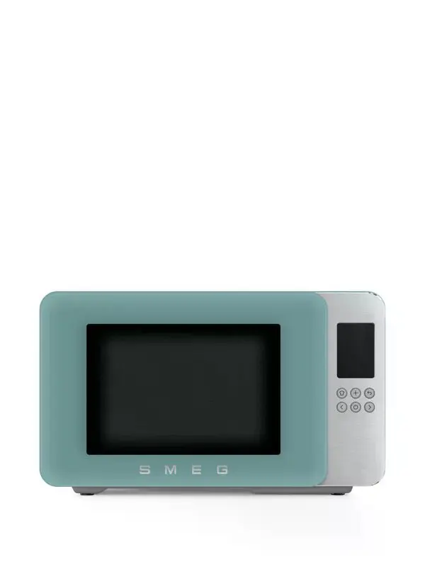 SMEG Logo-print Microwave - Green