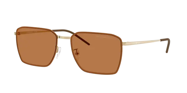 Emporio Armani Square Frame Sunglasses - Brown