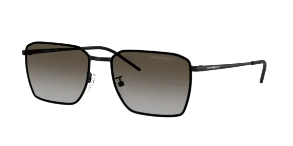Emporio Armani Square Frame Sunglasses - Grey Gradient Brown