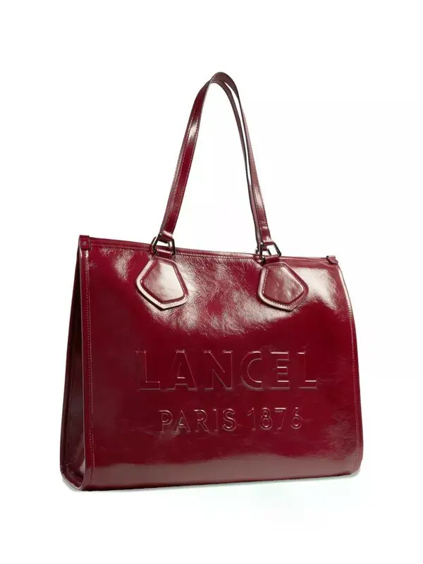 LANCEL L Zip Tote Bag - Red