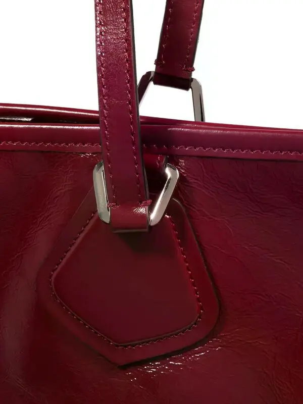 LANCEL L Zip Tote Bag - Red