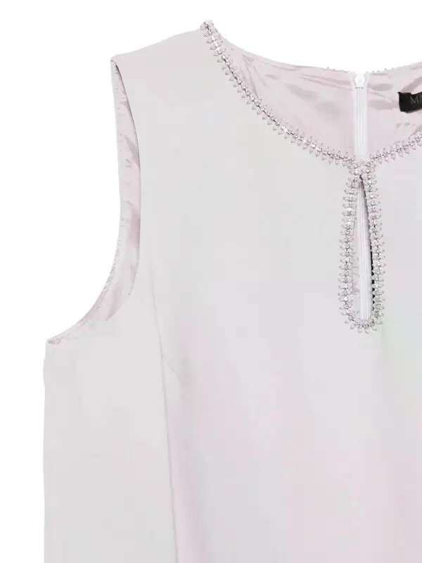 Marina Rinaldi Jewel-embellished Midi Shift Dress