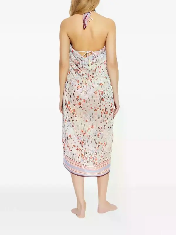 LANVIN Floral-pattern Beach Dress