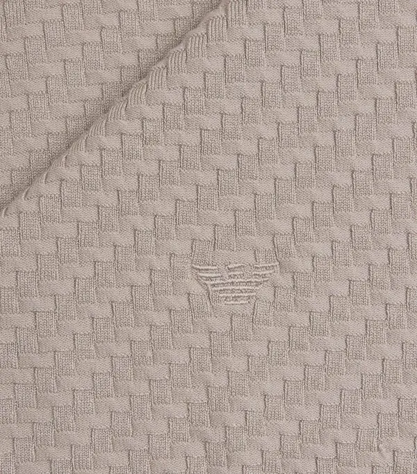 Emporio Armani Basket-weave T-shirt - Beige