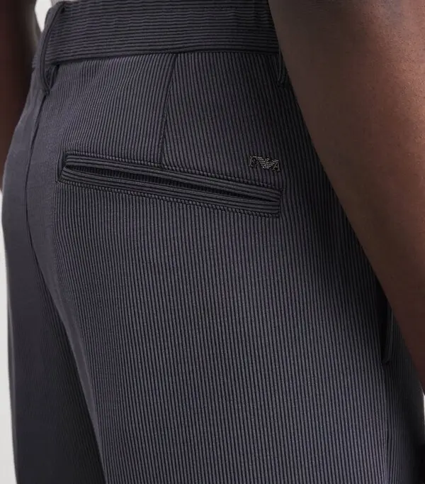 Emporio Armani Technical Stripe Trousers