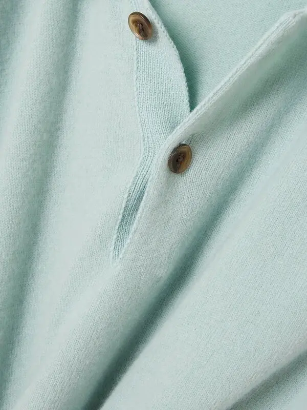 SSSTEIN Brushed-wool Polo Shirt