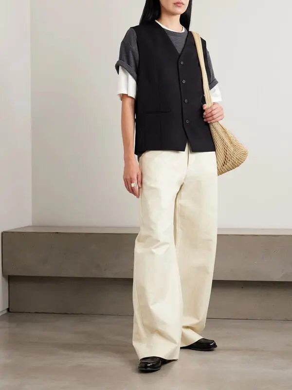 SSSTEIN High-rise Wide-leg Jeans
