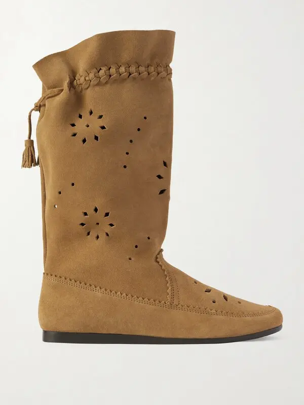 Isabel Marant Welky Laser-cut Suede Boots