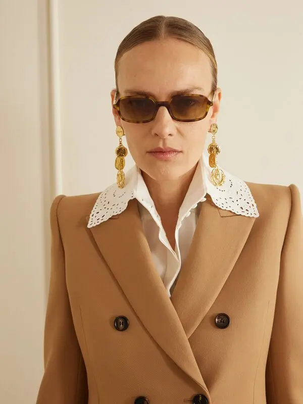 Chloé Judy Rectangle-frame Sunglasses - Tortoiseshell
