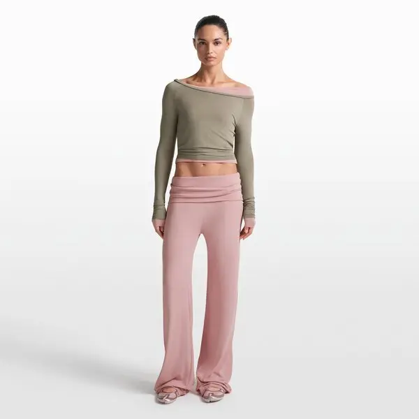 SKIMS Long Sleeve Boatneck Top