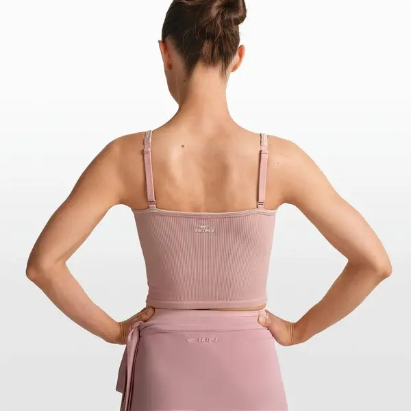 SKIMS Ribbed Seamless Cami - Himalayan/ecru