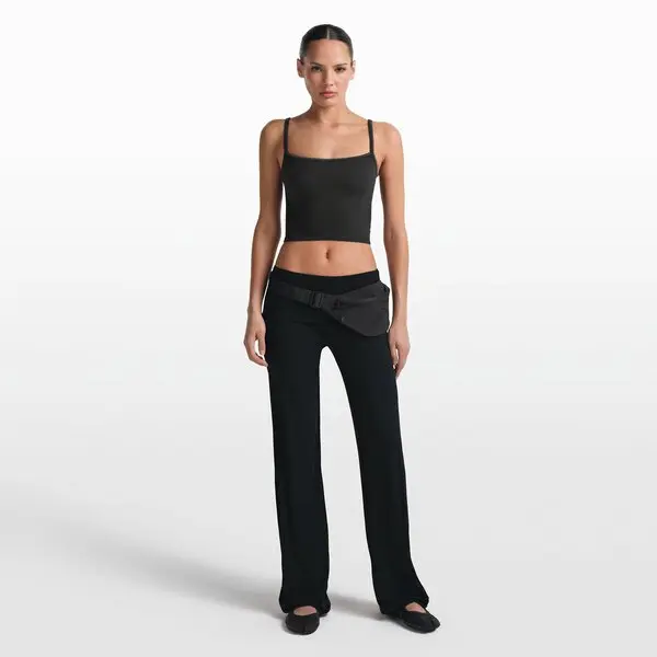 SKIMS Ribbed Seamless Cami Top - Obsidian/armor