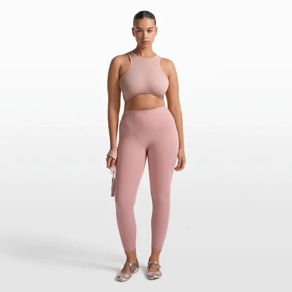 SKIMS Racer Front Bra Himalayan | Pink | | Nike Ribbed Seamless - Himalayan/ecru