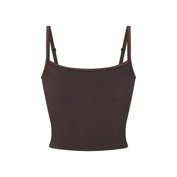 SKIMS Ribbed Seamless Cami - Phoenix/truffle