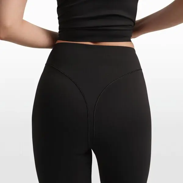 SKIMS Nike Matte V Line Stirrup Legging - Obsidian