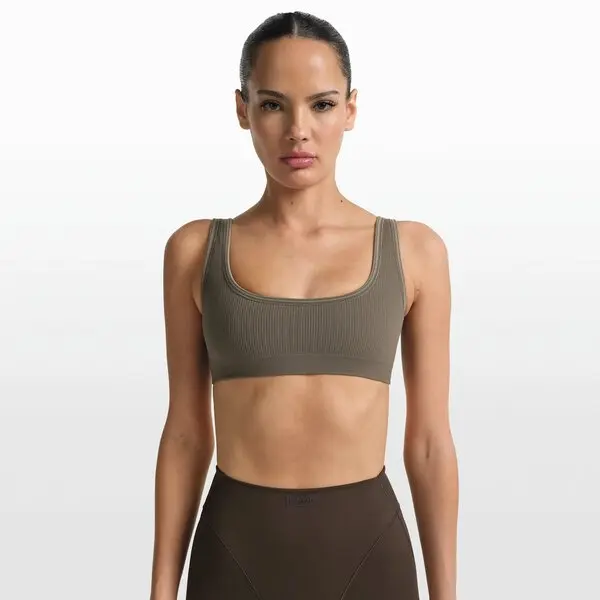 SKIMS Nike Ribbed Seamless Micro Scoop Bra