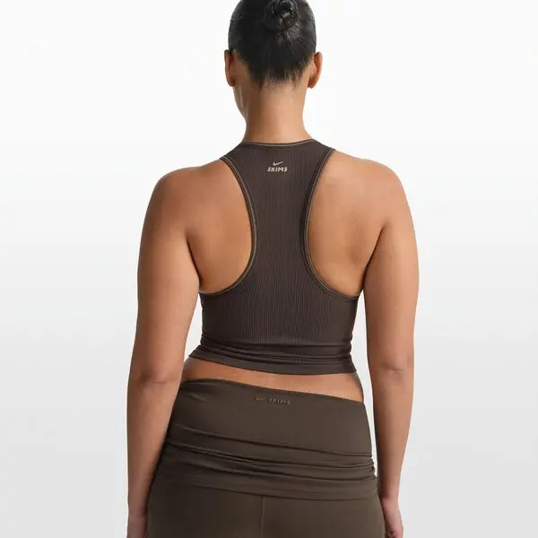 SKIMS Racer Front Tank Top - Phoenix/truffle