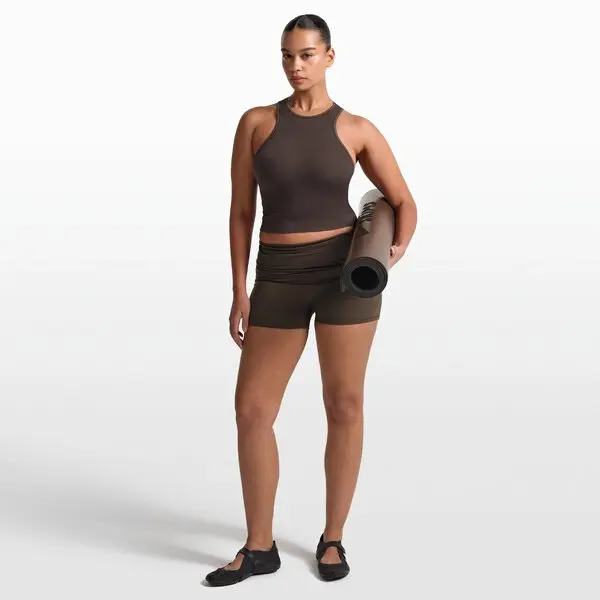 SKIMS Racer Front Tank Top - Phoenix/truffle