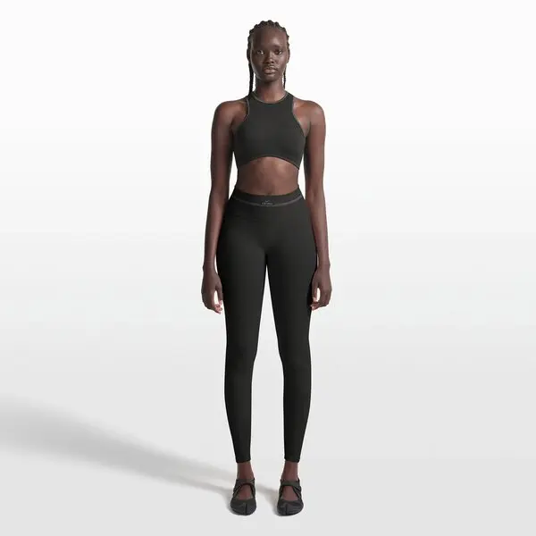 SKIMS 26" Legging Obsidian | Black | | Nike Ribbed Seamless