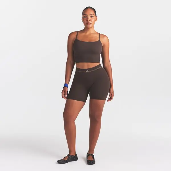 SKIMS Ribbed Seamless Biker Short - Phoenix